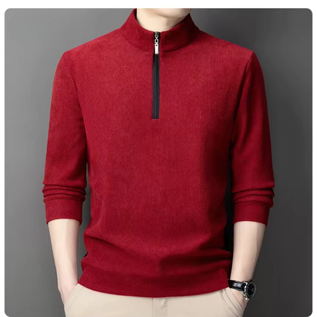 PULL HOMME COL ZIP MODERNE 2025 – morinoexpress